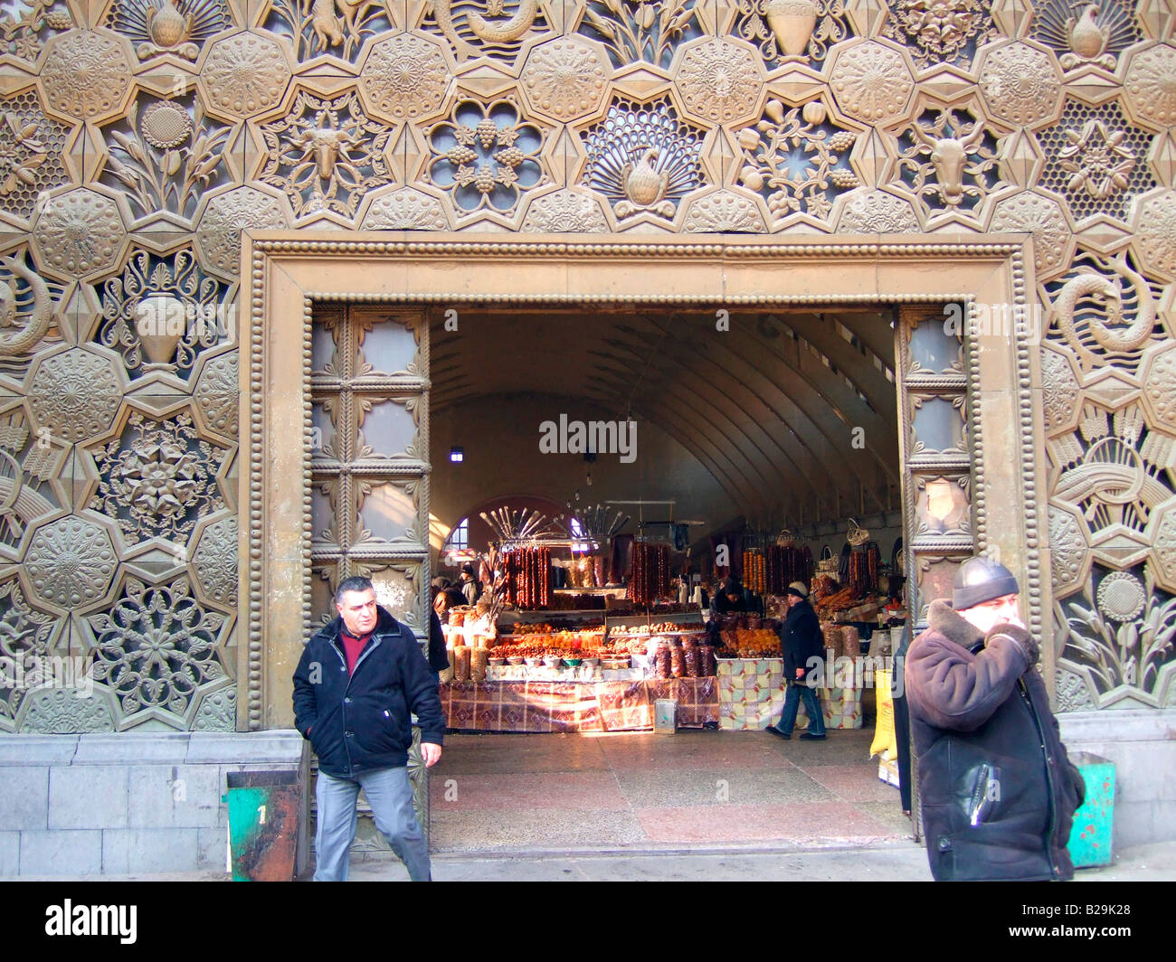 Market hall / Yerevan Stock Photo - Alamy