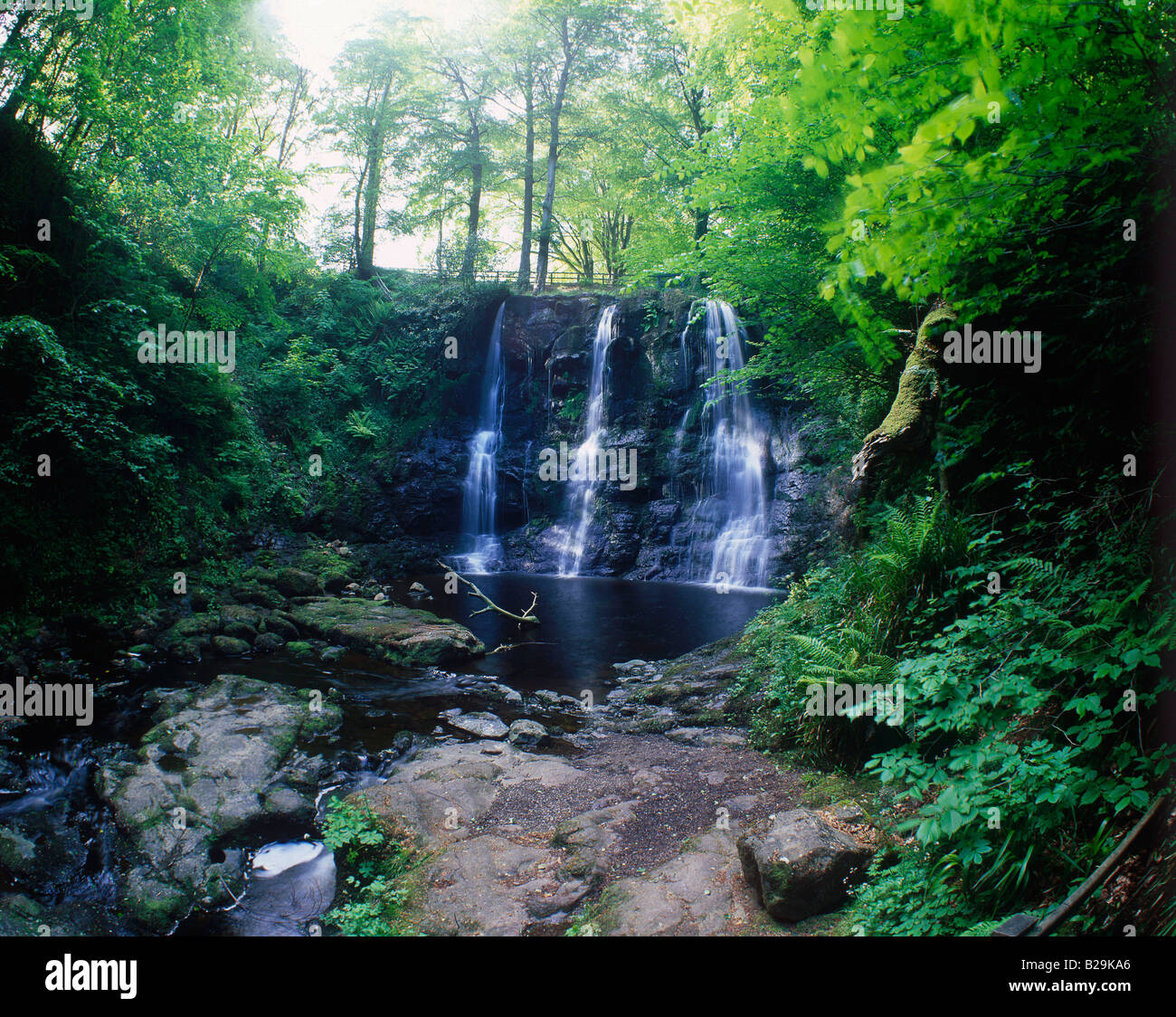 Waterfall / Glenariff Stock Photo - Alamy