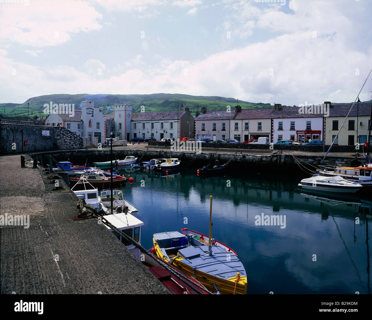 Harbour / Carnlough Stock Photo - Alamy
