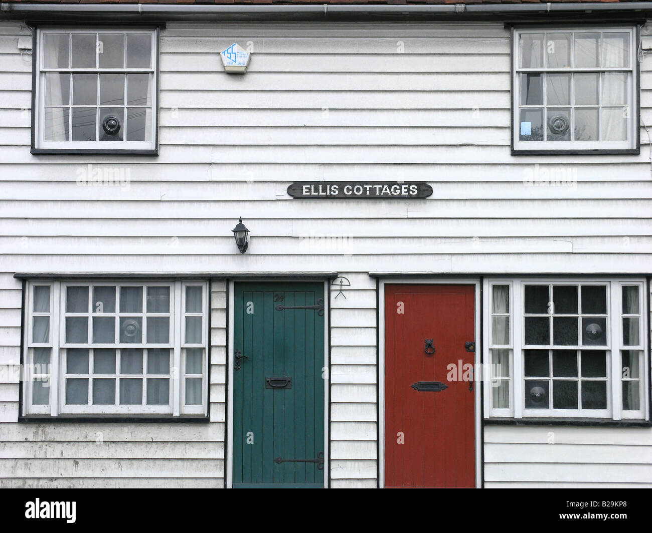 stock village ellis cottages essex england uk gb Stock Photo - Alamy