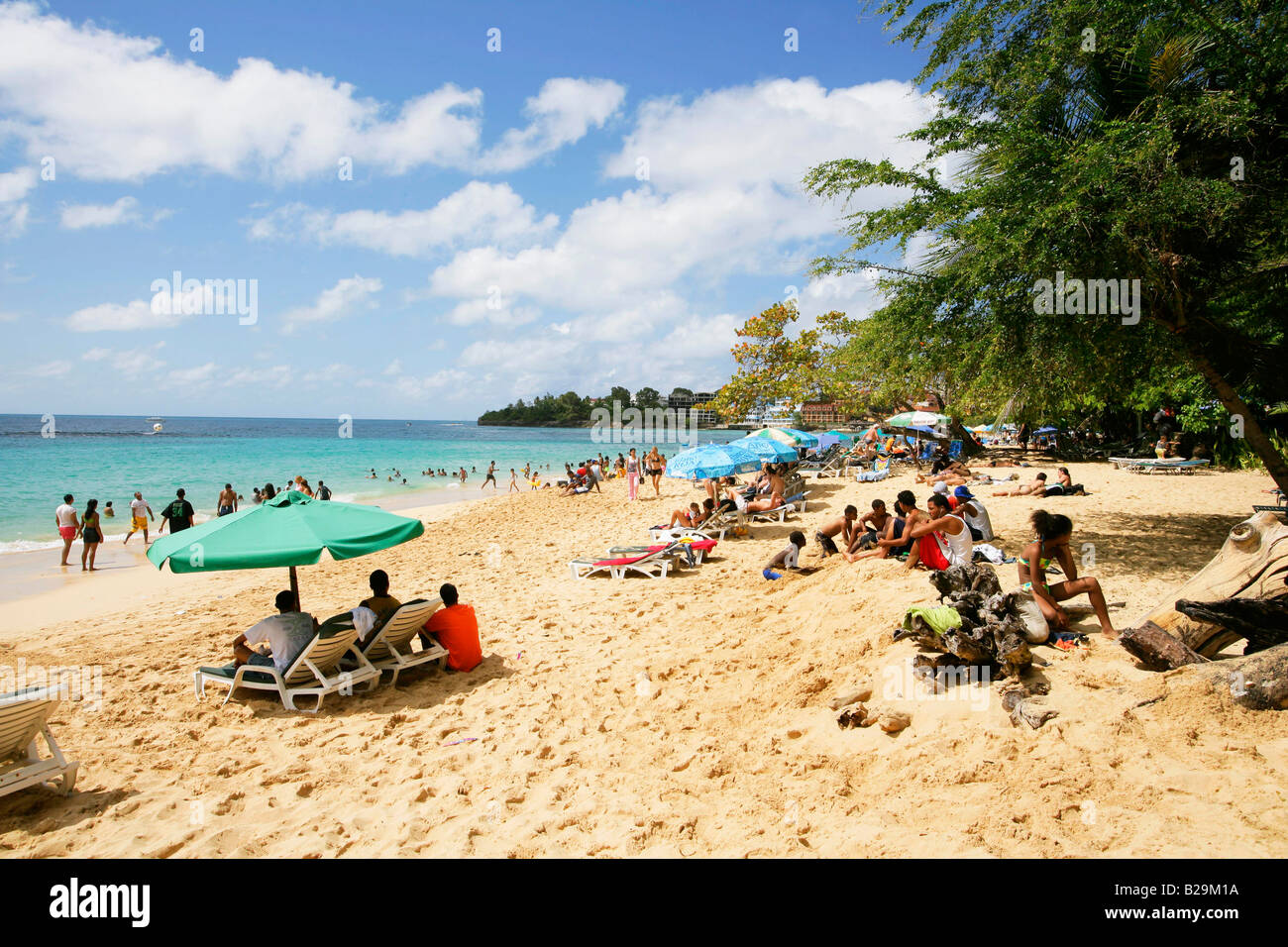 Caribbean Dominican Republic North of the Island Susua Stock Photo - Alamy