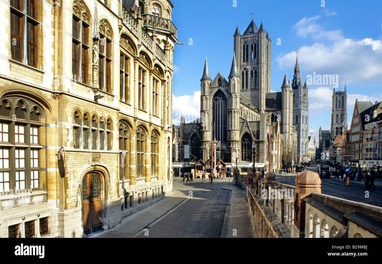 St Nicholas church / Ghent Stock Photo - Alamy