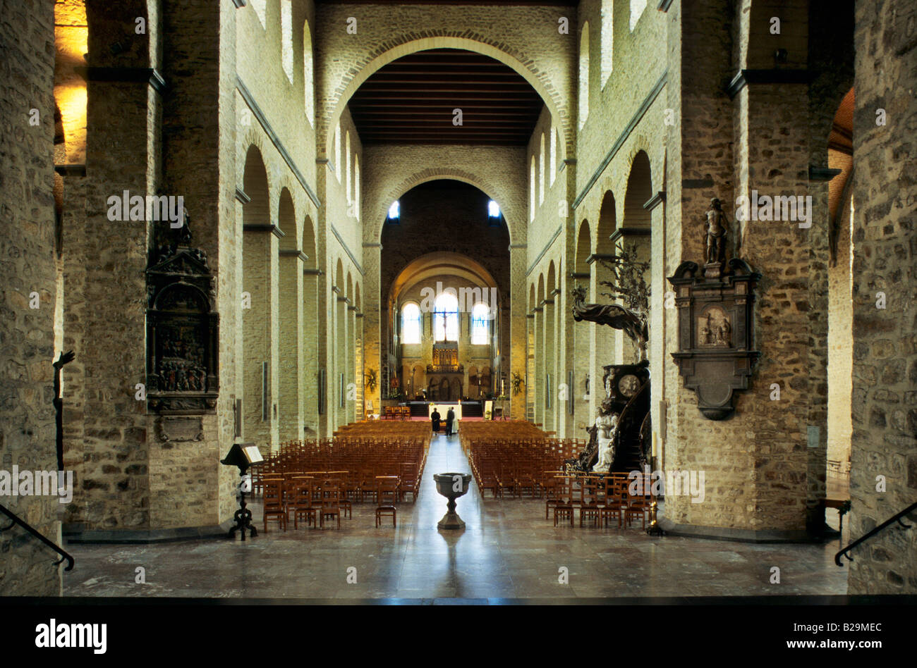 Church St Gertrude / Nivelles Stock Photo - Alamy