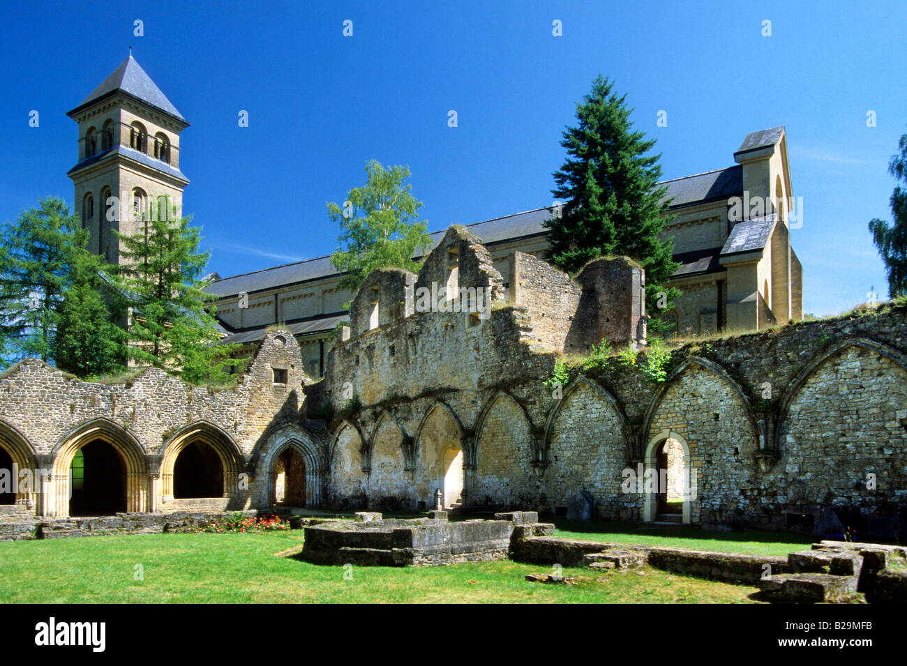 Abbey of Orval / Orval Stock Photo - Alamy