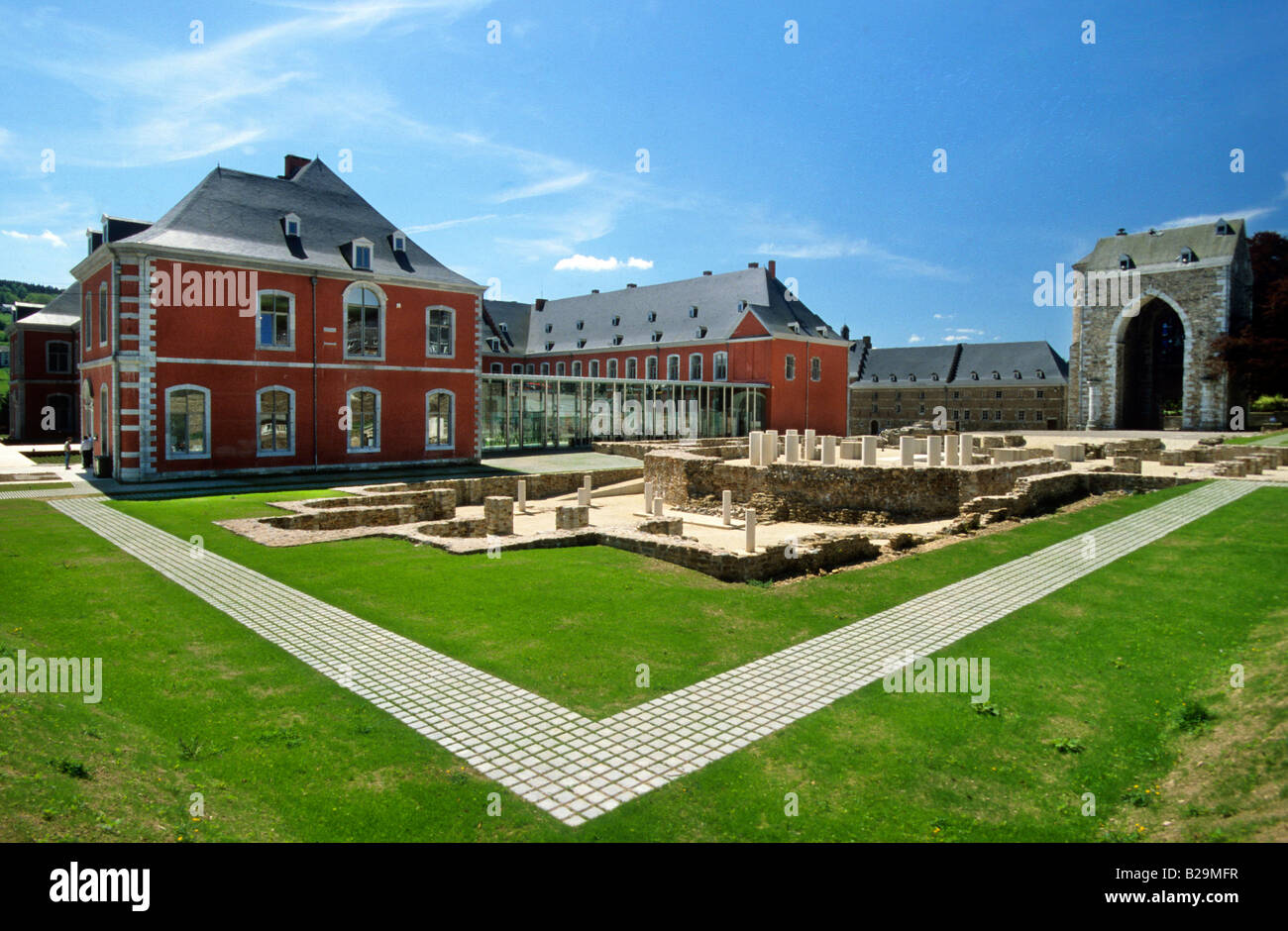 Abbey of Stavelot / Stavelot Stock Photo - Alamy