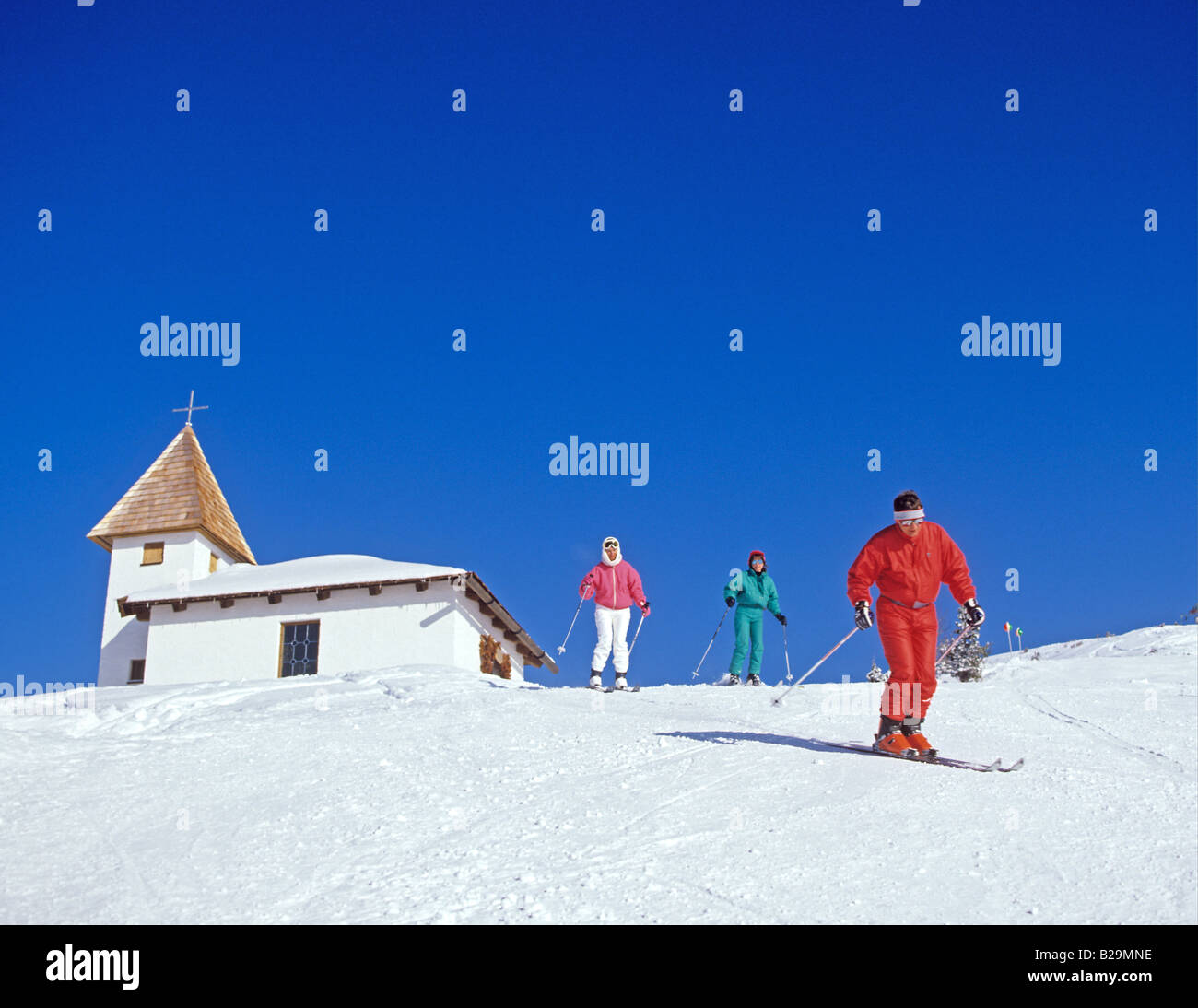 Saalbach austrian ski resort hi-res stock photography and images - Alamy
