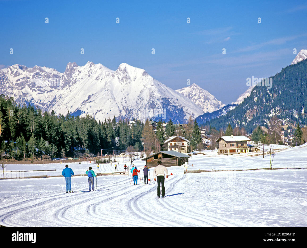 Seefeld austria cross skiing hi-res stock photography and images - Alamy