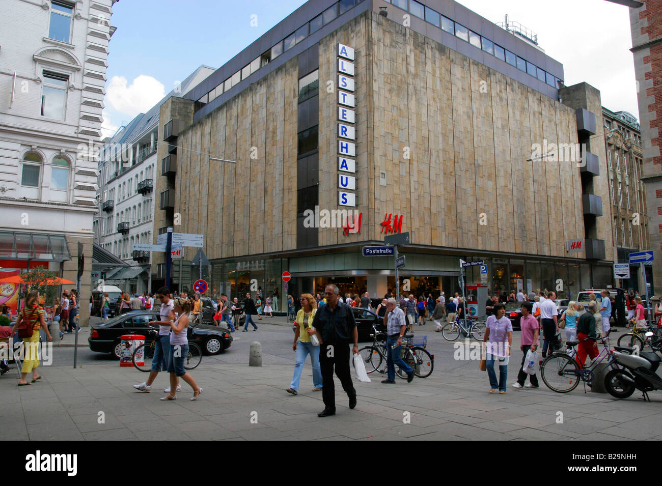 Germany hamburg department store alsterhaus hi-res stock photography ...