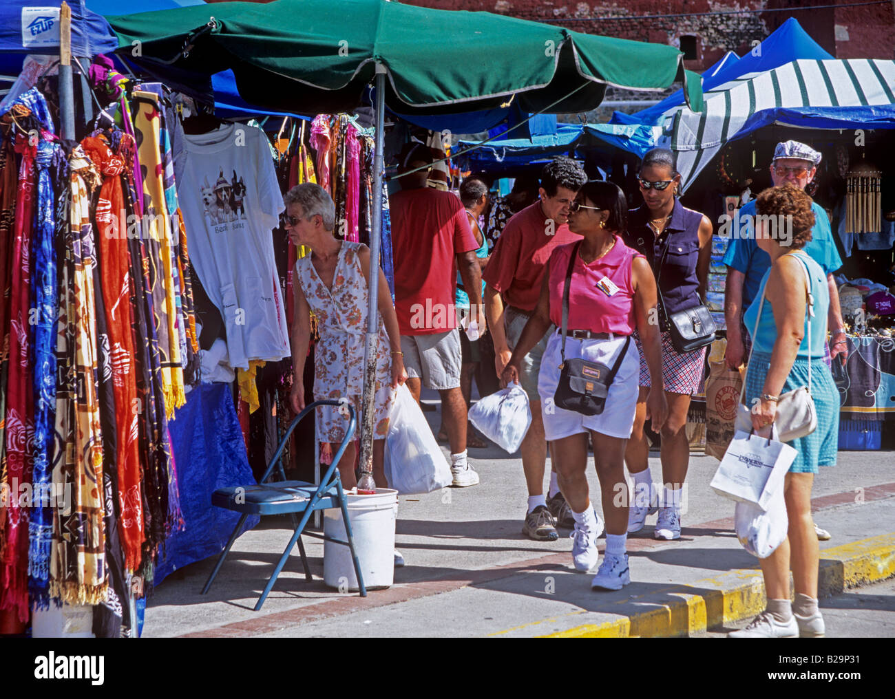 Vendors market charlotte amalie hi-res stock photography and images - Alamy