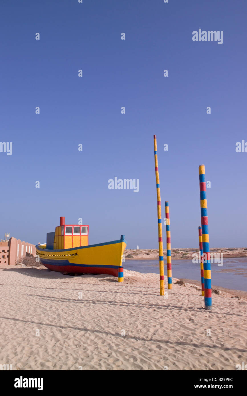 Beach in front of Hotel Funana Santa Maria Island of Sal Cape Verde ...