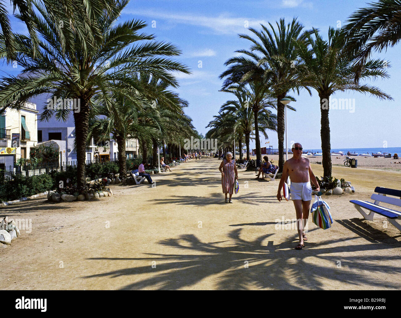 Calella de la Costa Costa Dorada Spain Ref JED 721 Date 04 10 2007 ...