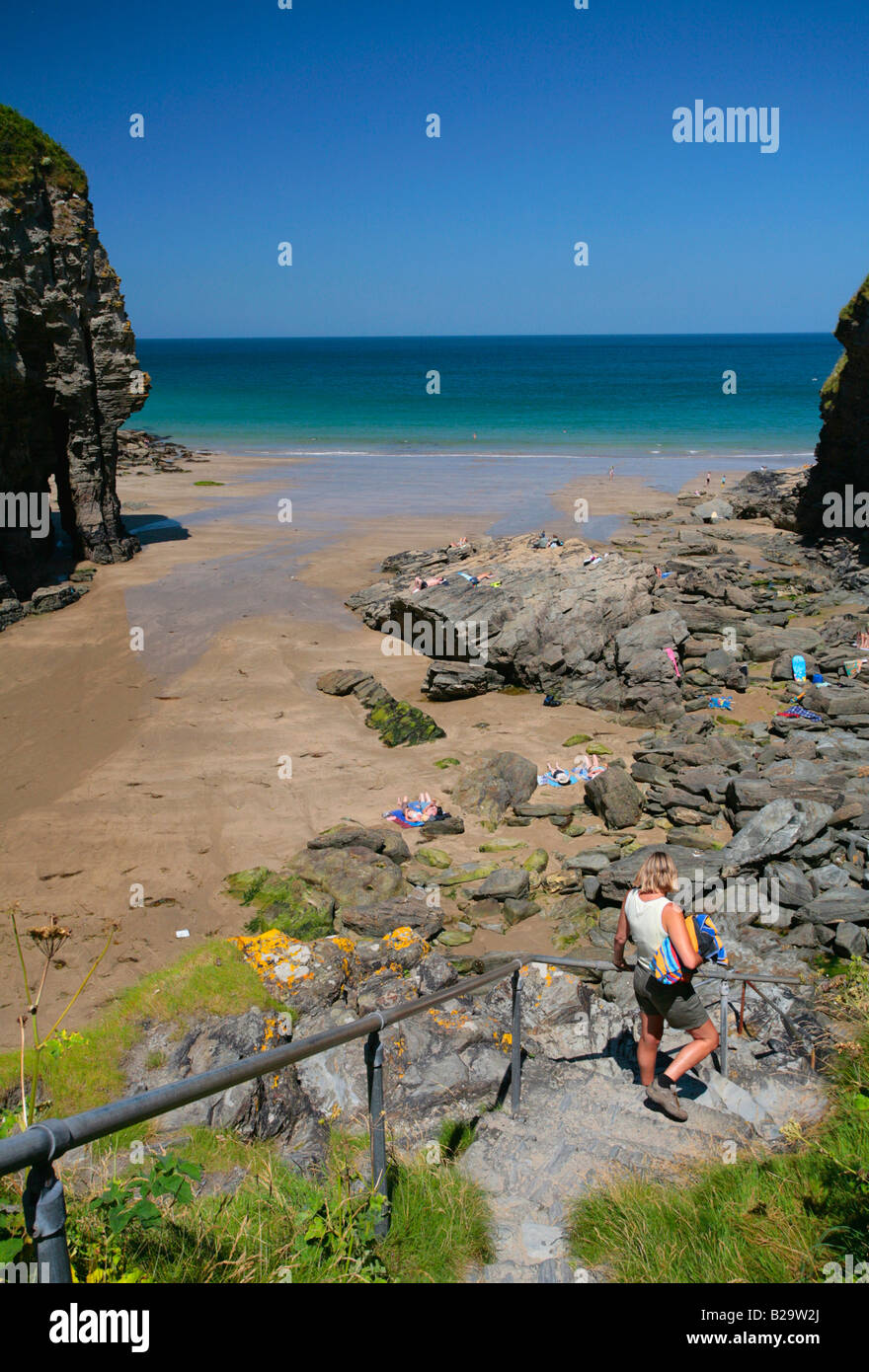 Bossiney beach hi-res stock photography and images - Alamy