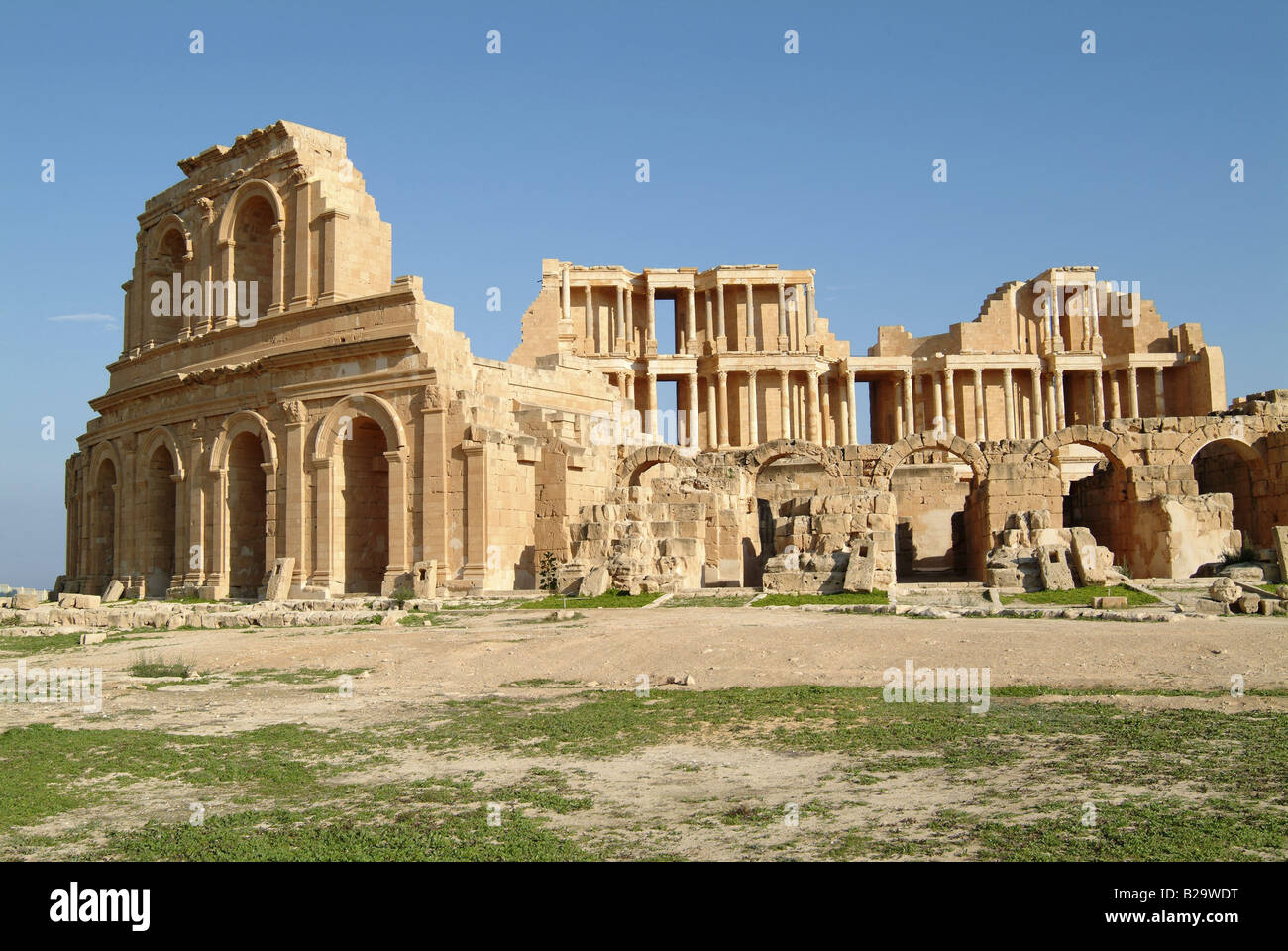 Theatre Sabratha Libya Ref WP SAV 1386 COMPULSORY CREDIT World Pictures ...