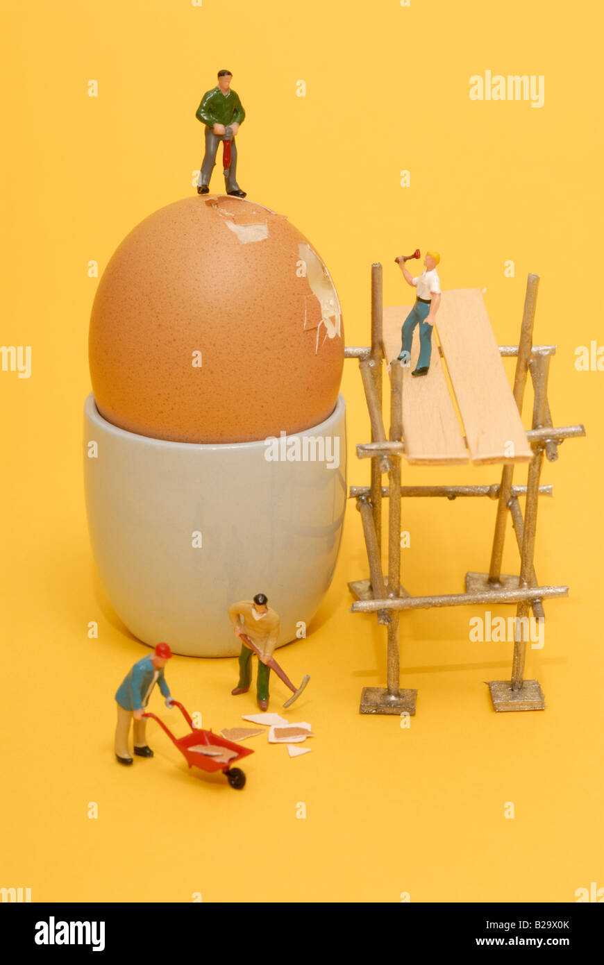 Going to work on an egg Stock Photo - Alamy