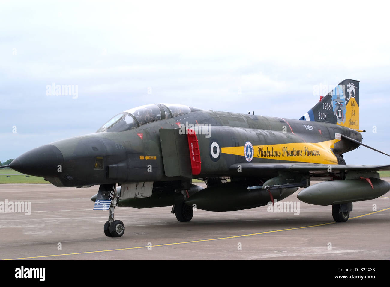 HELLENIC AIR FORCE RF-4 PHANTOM WITH GARISH COLOUR SCHEME TO CELEBRATE ...