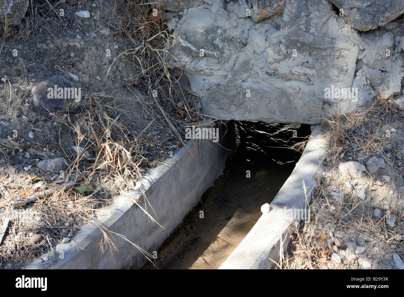 Crop Irrigation Channel Stock Photo - Alamy