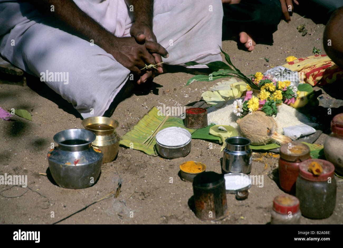 South India Tamil Nadu Pongal Festival Boiling Rice Ceremony ...
