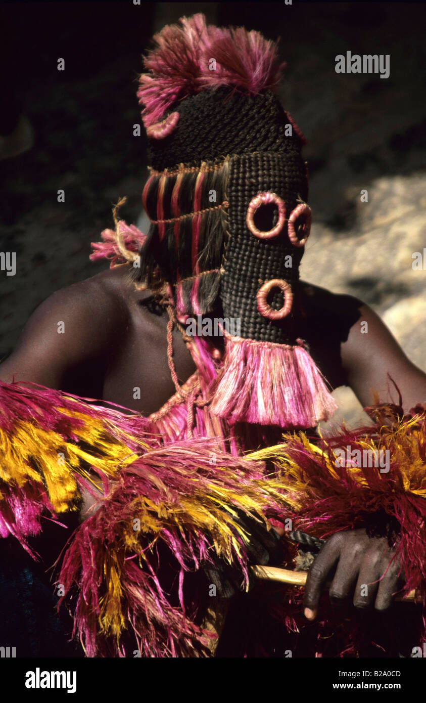 Masked Dancersat Dama Festival Ireli Mali Stock Photo - Alamy