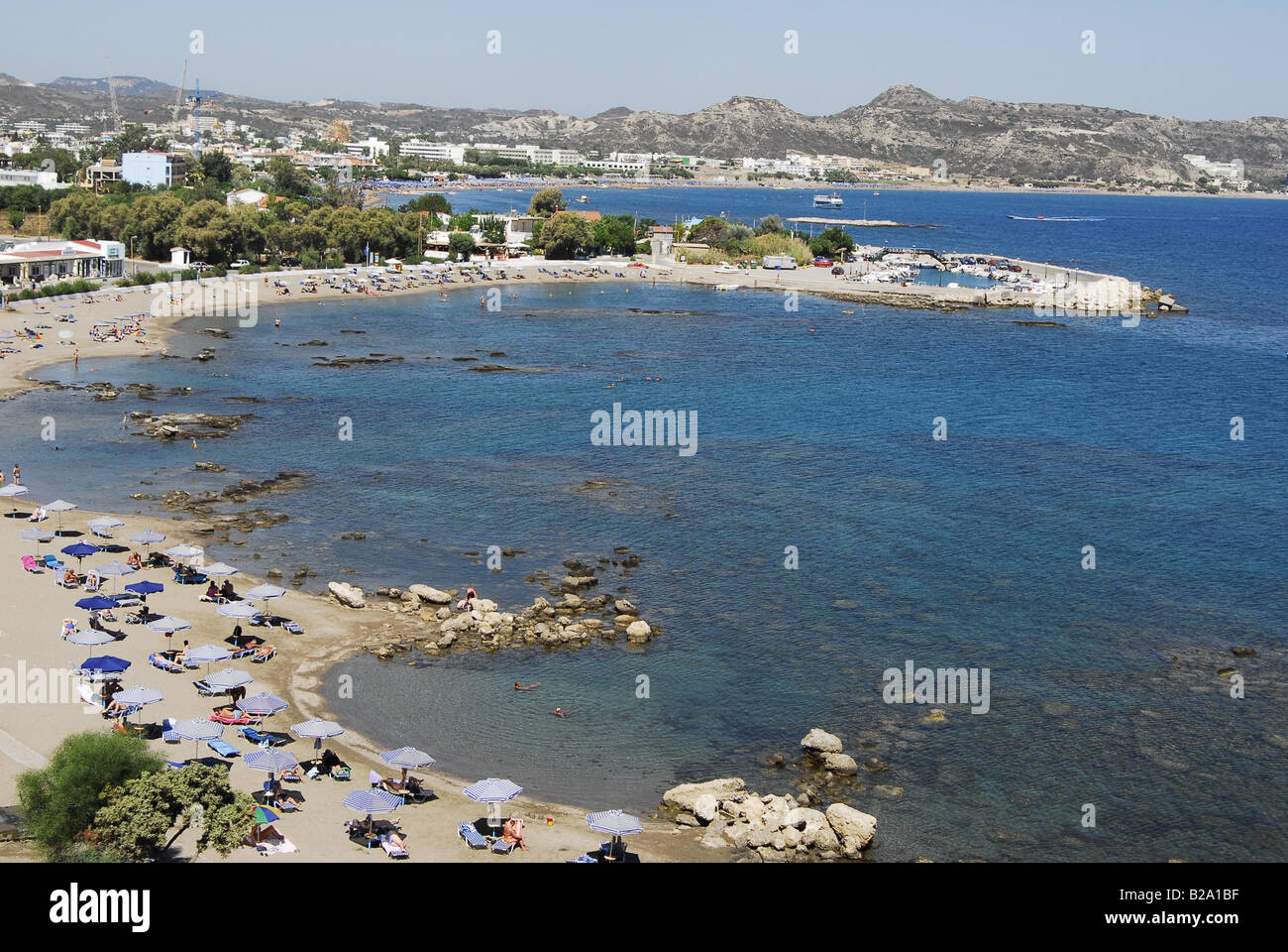 Faliraki bathing beach hi-res stock photography and images - Alamy