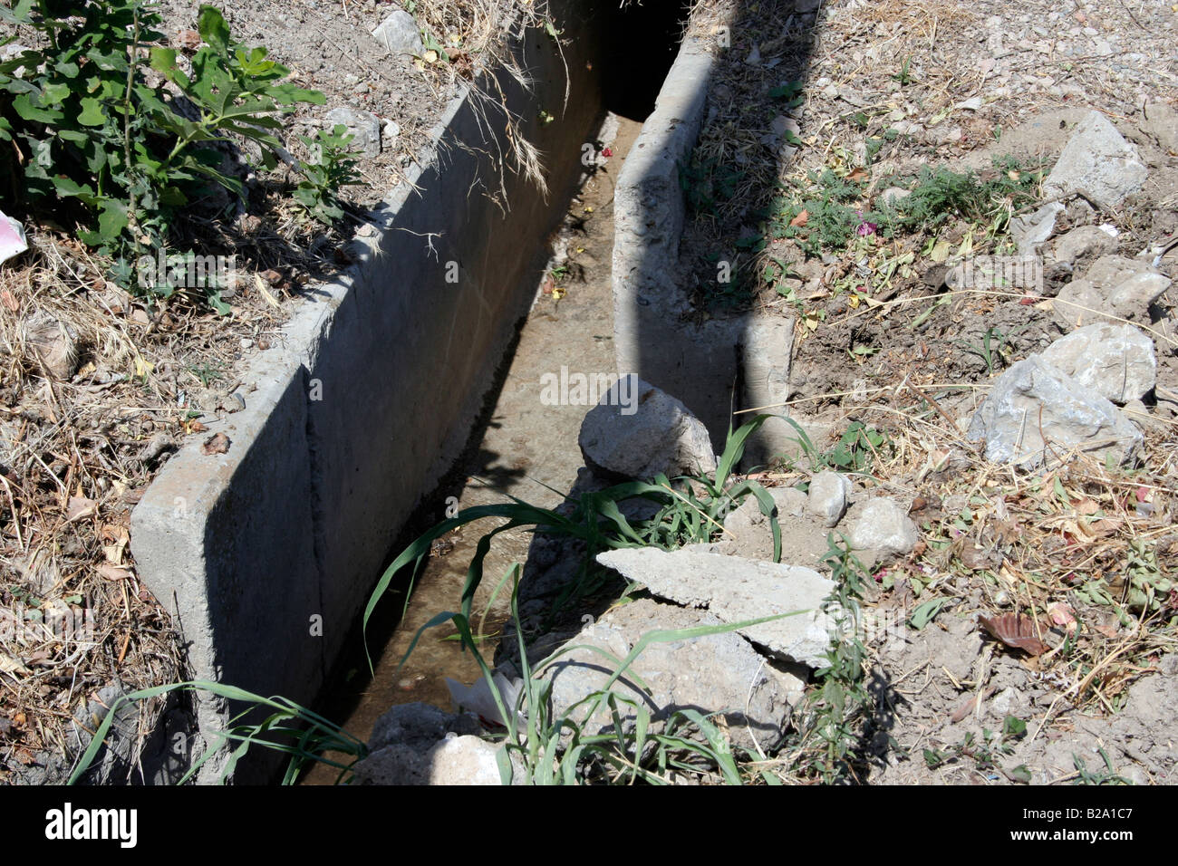Crop Irrigation Channel Stock Photo - Alamy