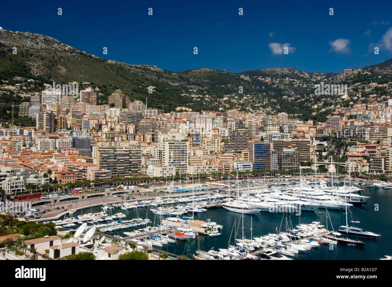 Monaco view over the port Date 12 02 2008 Ref WP B726 110139 0040 ...