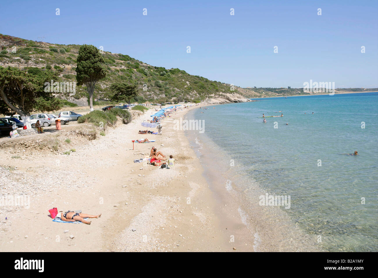 Greece kefalonia Beach at katelios south coast Stock Photo - Alamy