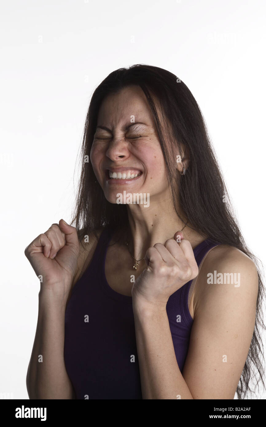 Happy anger face expression hi-res stock photography and images - Alamy