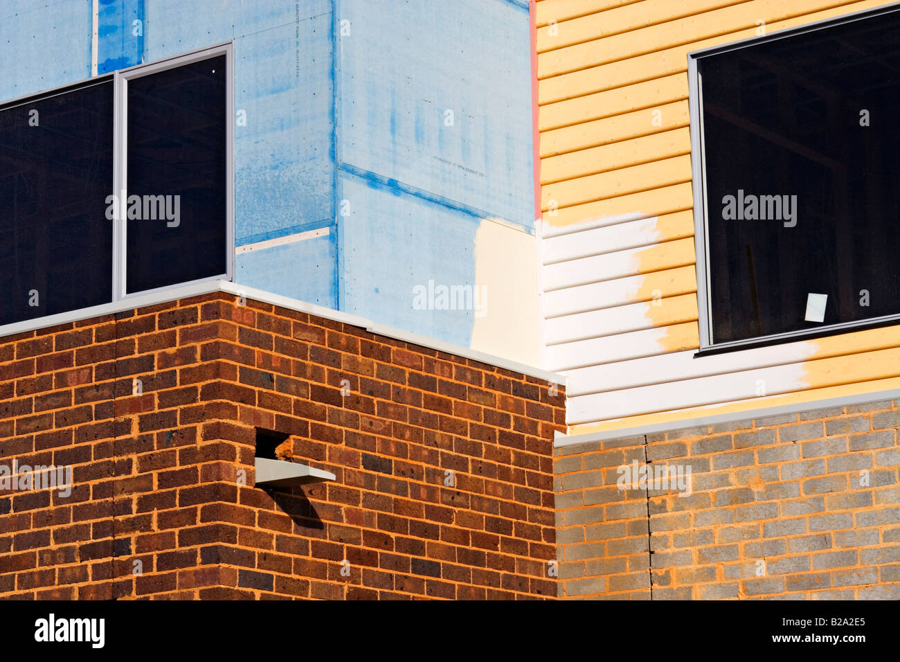 Building Industry / Domestic Homes. A House is under construction Stock ...