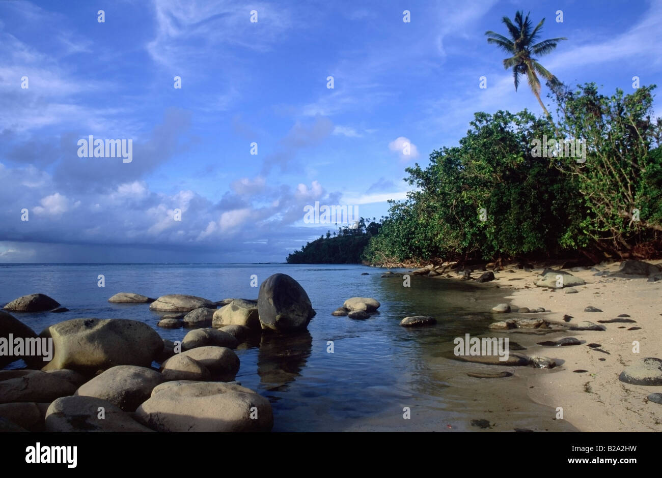 Beach Taveuni Fiji Islands Stock Photo - Alamy