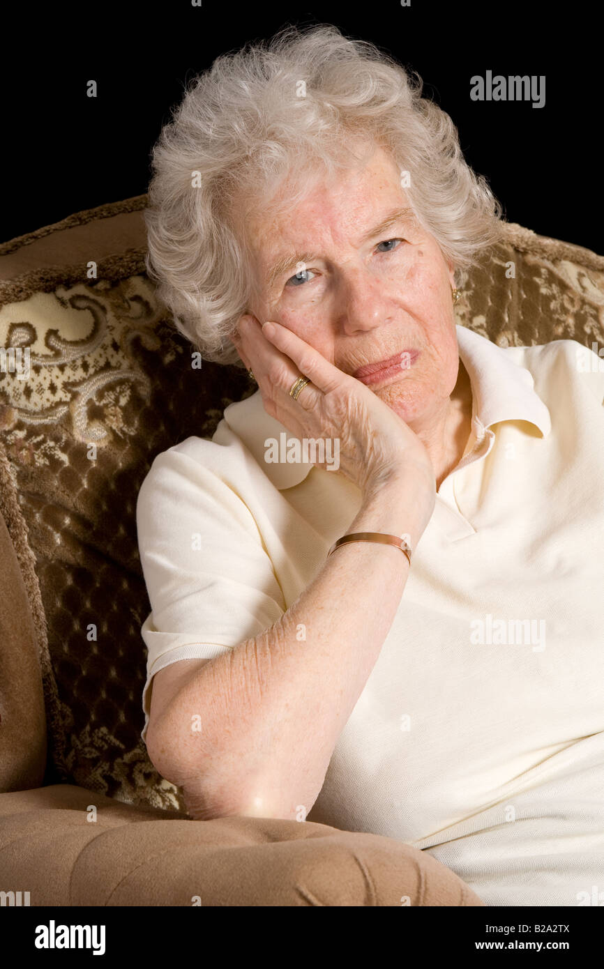 Depressed lady hi-res stock photography and images - Alamy