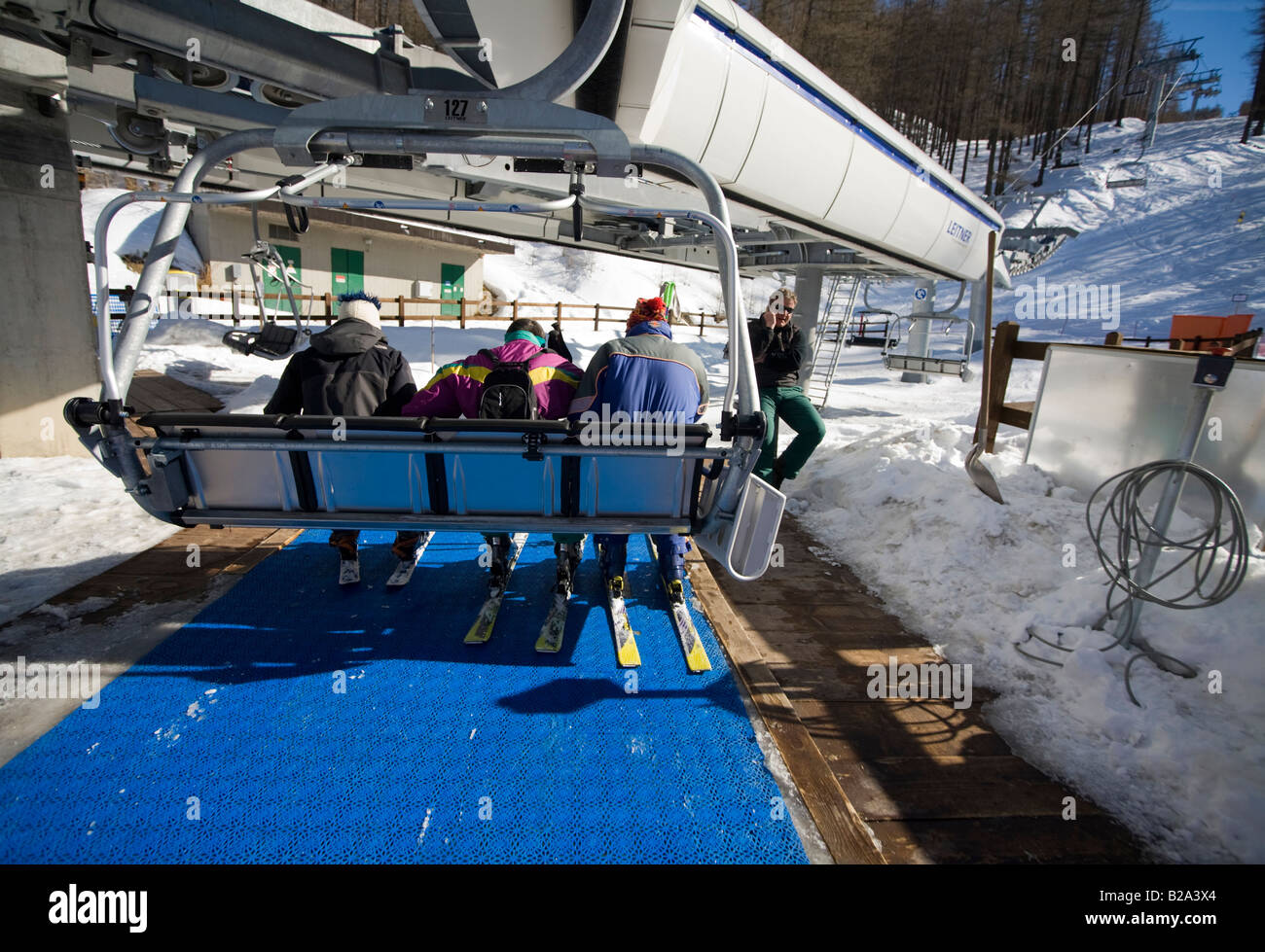 Boarding lift hi-res stock photography and images - Alamy