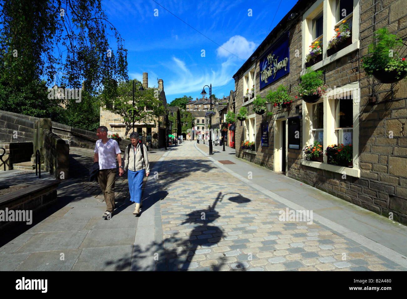 Bridge Gate, Hebden Bridge, West Yorkshire, England, UK Stock Photo - Alamy