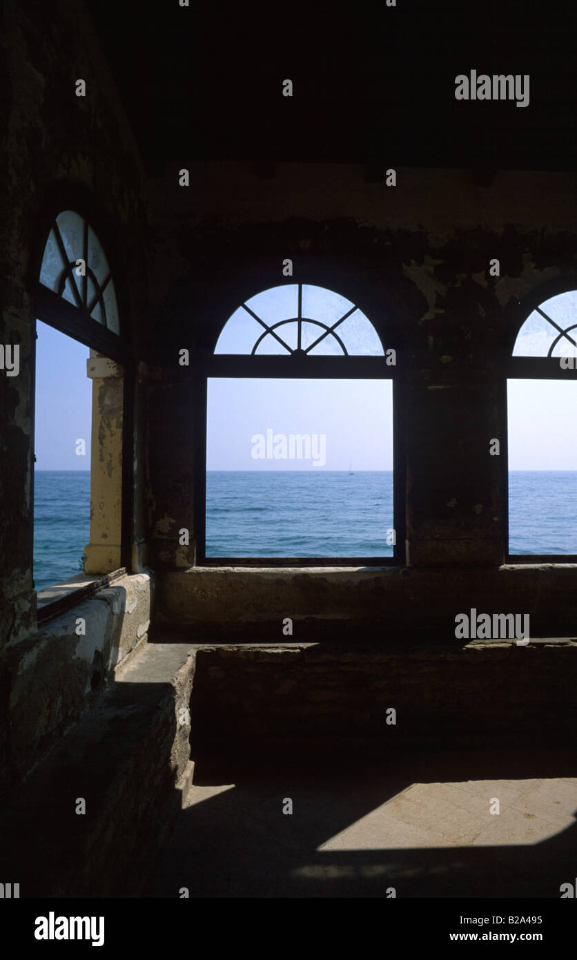 Windows Looking at Sea Stock Photo - Alamy
