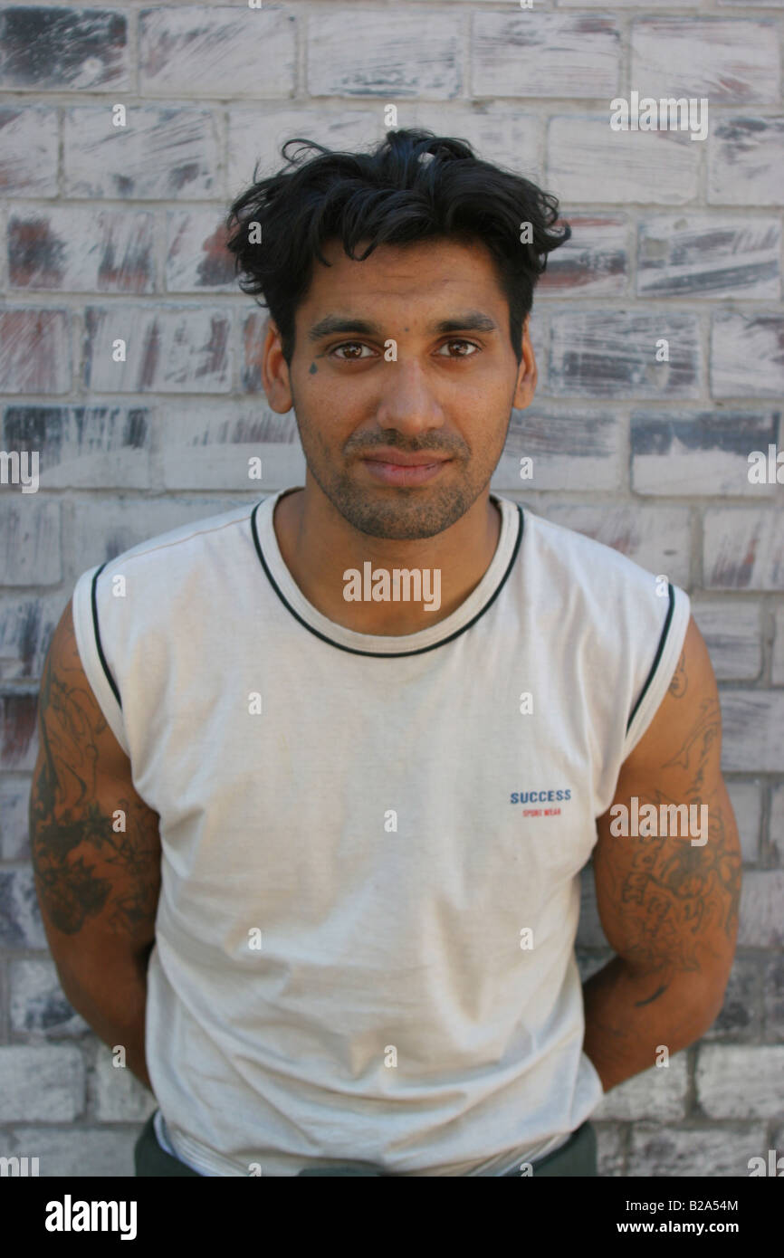 Portrait of a gypsy in Poland Stock Photo - Alamy