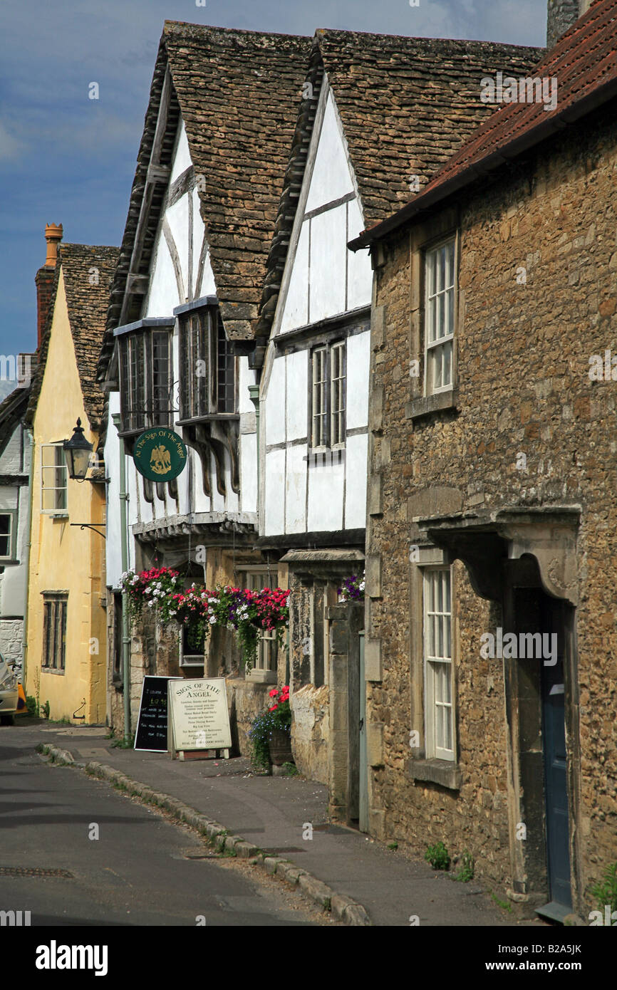 Lacock the sign of the angel hi-res stock photography and images - Alamy
