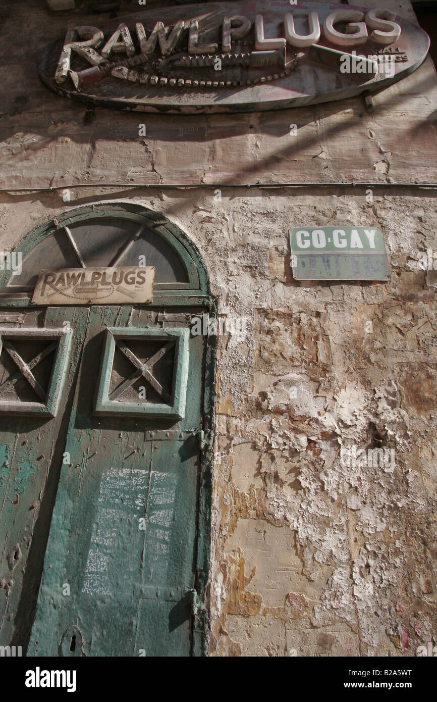 An old shop front in Valetta, the capital of Malta Stock Photo - Alamy