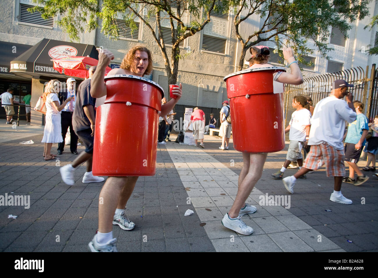 Baseball fans Yankee Stadium The Bronx New York City Stock Photo - Alamy