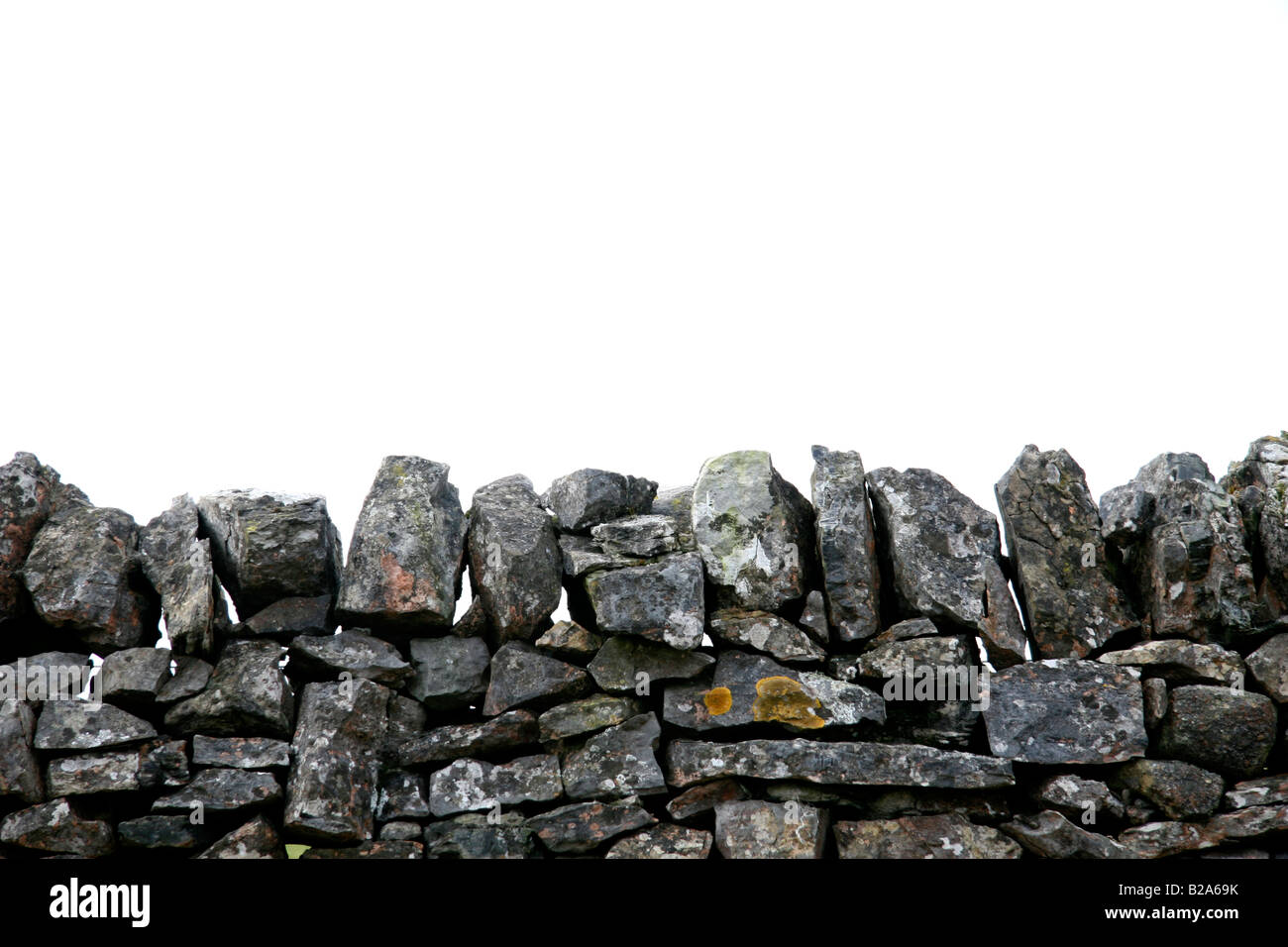 A dry stone wall in the english countryside Stock Photo - Alamy