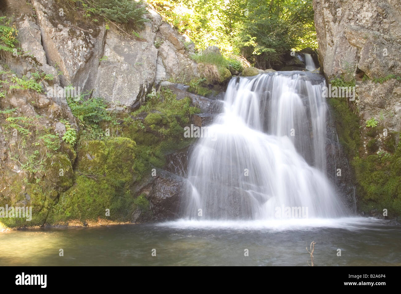 Salahie Falls Oregon McKenzie River Waterfall Stock Photo - Alamy