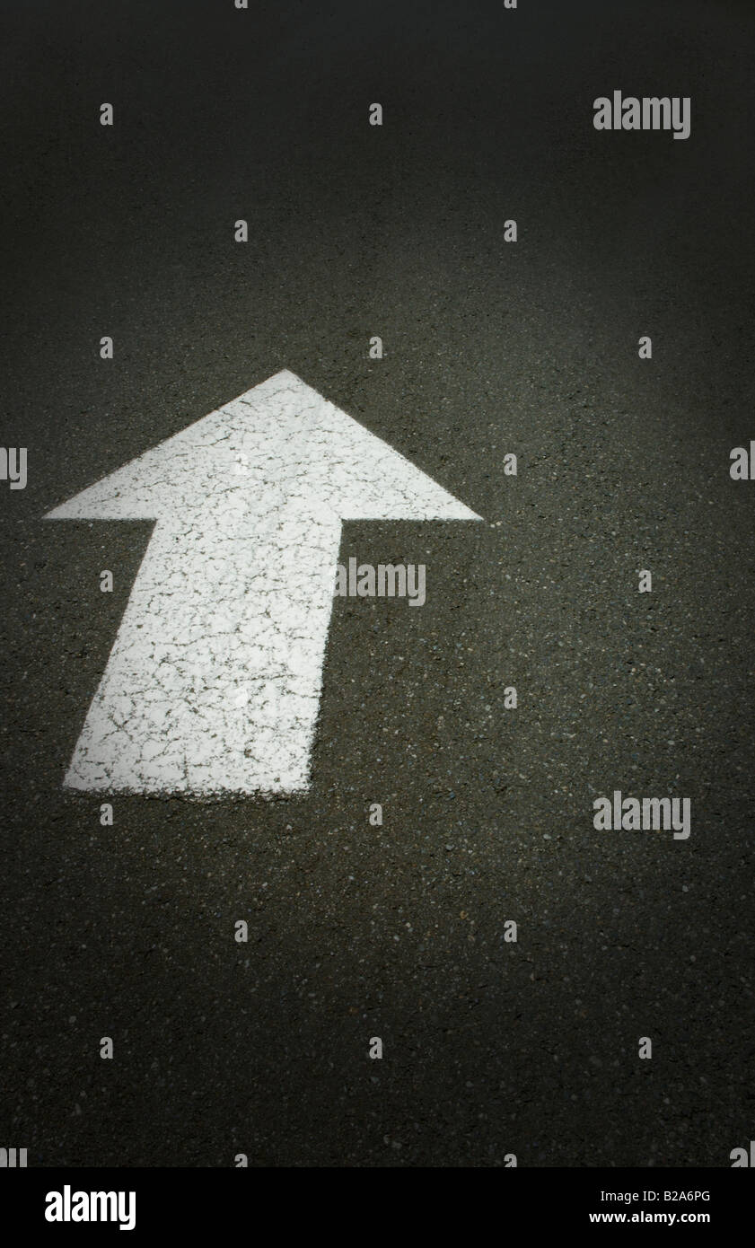 Painted highway signs on pavement hi-res stock photography and images ...