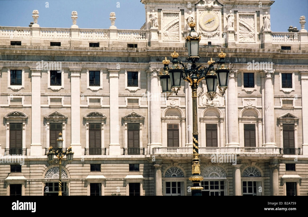 Royal Palace Palacio Real de Madrid Spain Europe Stock Photo - Alamy