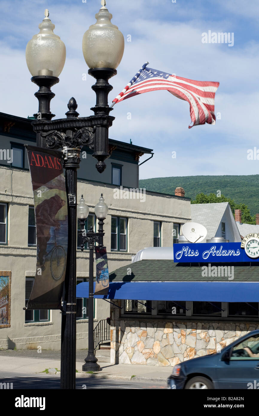 The small town of Adams Massachusetts boasts and authentic diner named ...