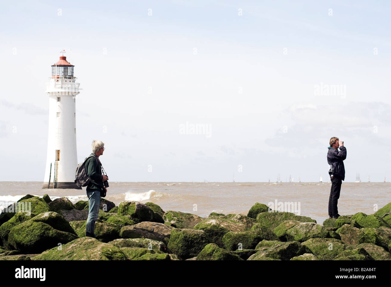 Lighthouse tall ships hi-res stock photography and images - Alamy