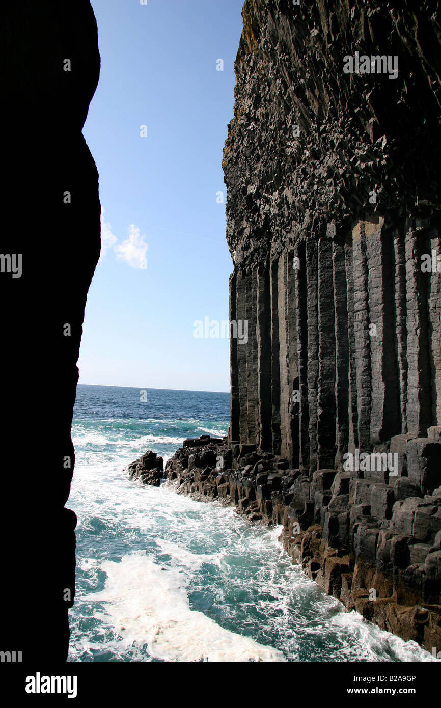 Inside fingals cave hi-res stock photography and images - Alamy