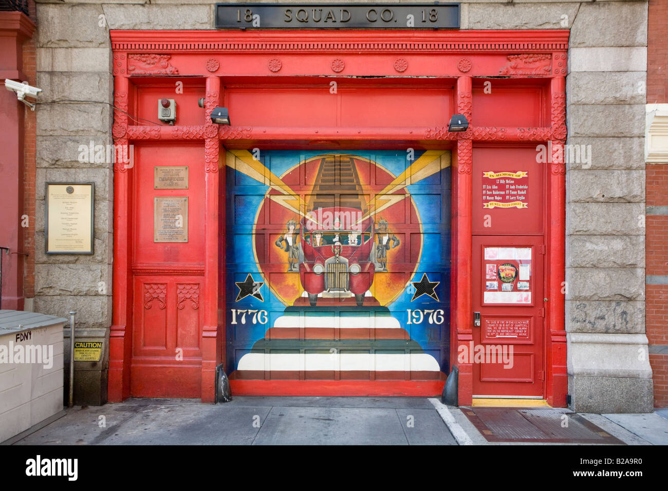 Squad Company 18 fire station West Village New York City Stock Photo ...
