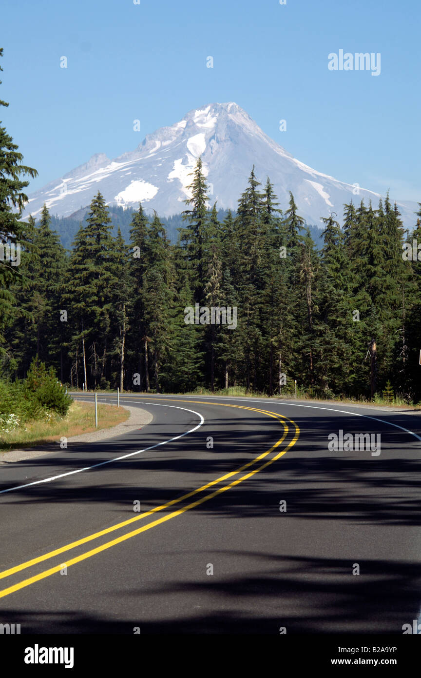 Highway 26 oregon cascades mountains mt hood hi-res stock photography ...