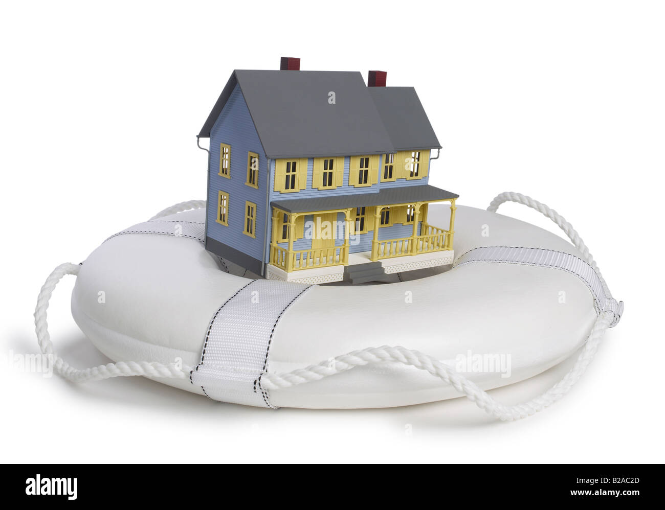 House in life preserver life jacket Stock Photo - Alamy