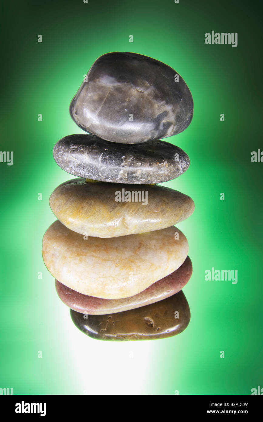 Stack of Pebbles Stock Photo - Alamy