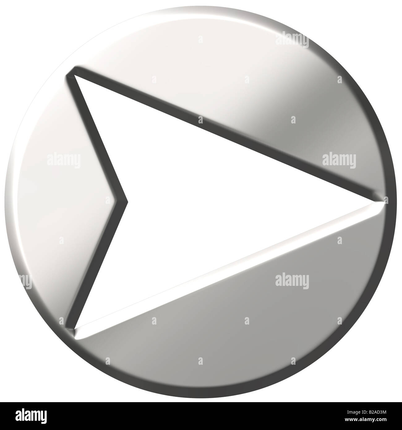 3d steel framed arrow Stock Photo - Alamy