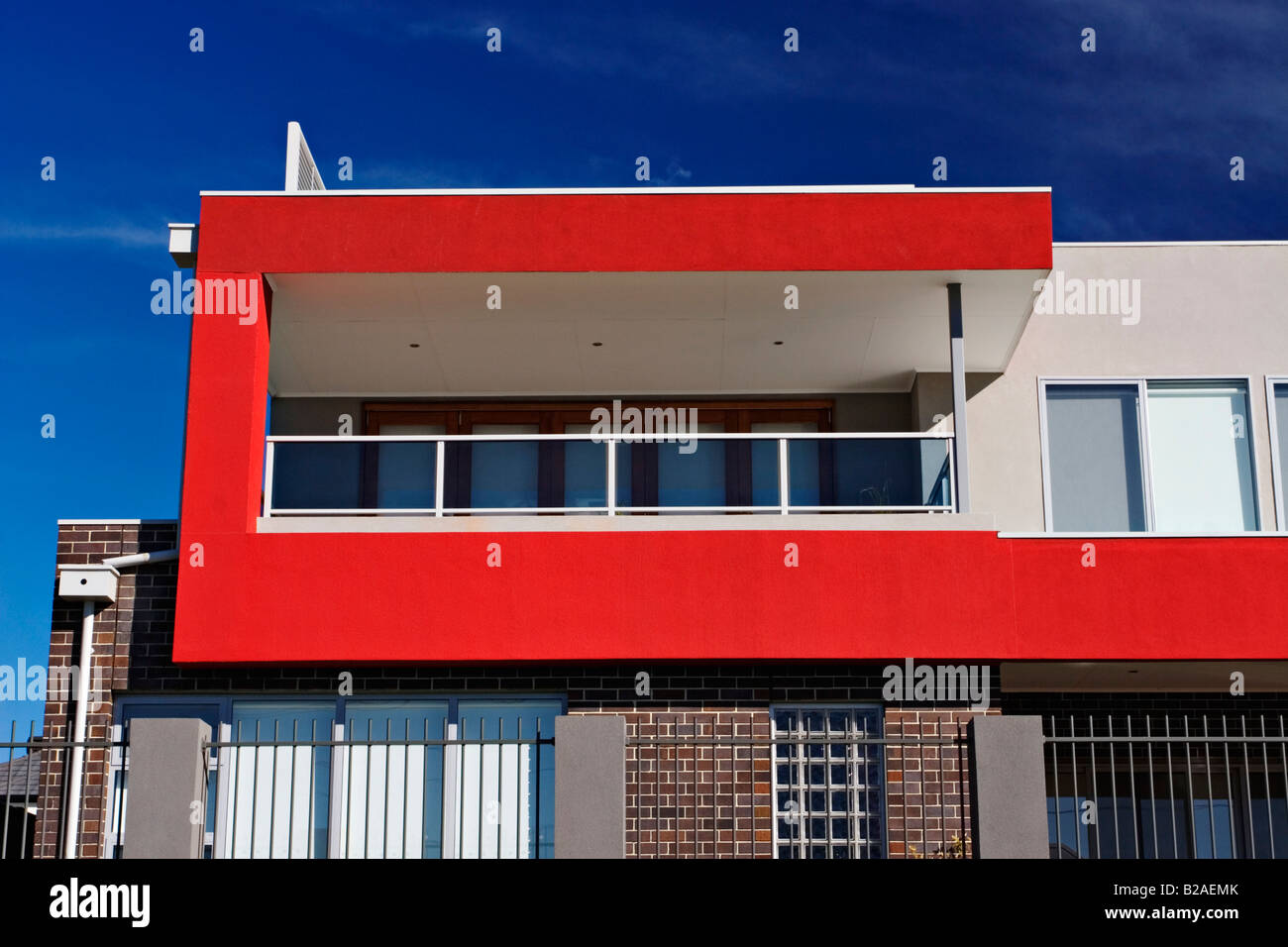Double storey brick building hi-res stock photography and images - Alamy